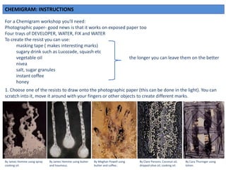 Chemigram and rusting | PPT