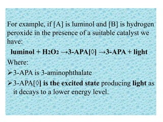 Chemiluminescence | PPTX