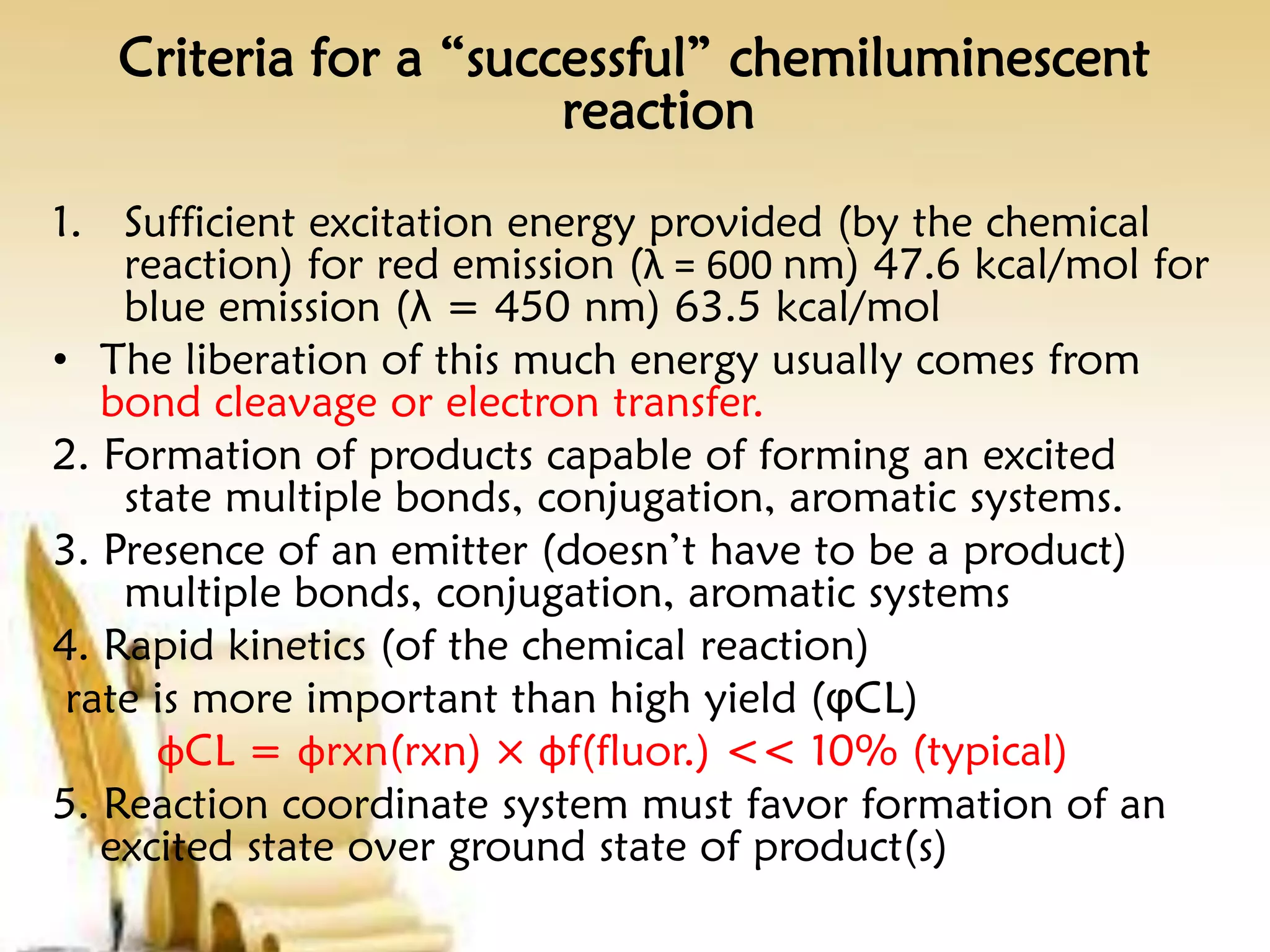 Chemiluminescence | PDF