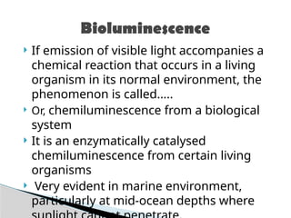 CHEMILUMINESCENCE. Phenomena of chemistry 3.pptx