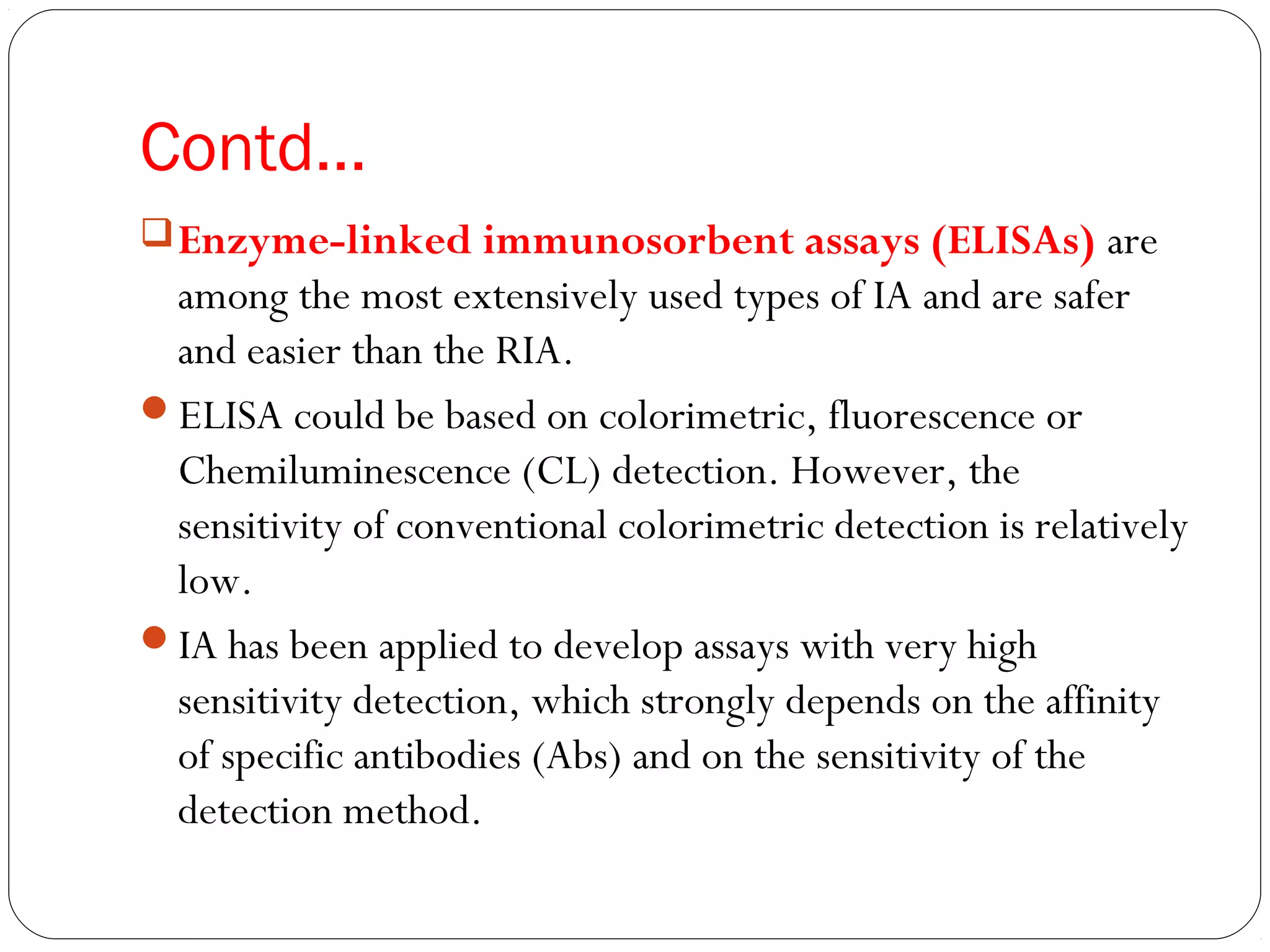 Chemiluminescence Immunoassay (CLIA) Technique | PPT