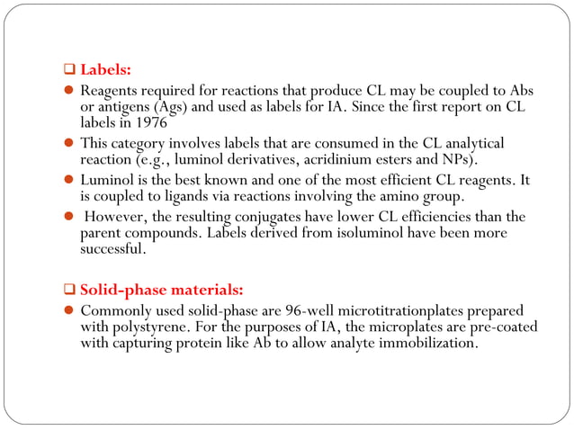Chemiluminescence Immunoassay (CLIA) Technique | PPT