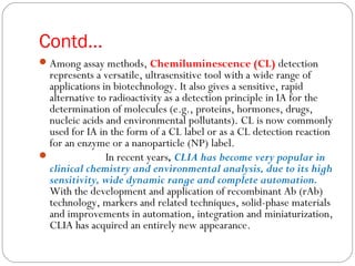 Chemiluminescence Immunoassay (CLIA) Technique | PPT