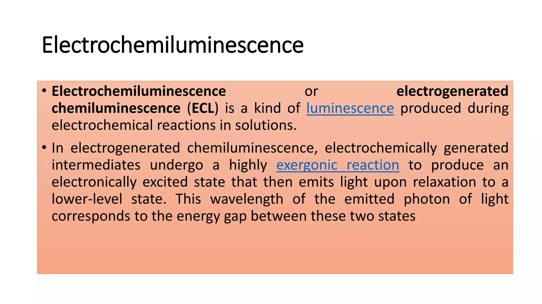 Chemiluminescence, types of luminescent | PPTX