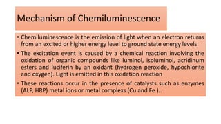 Chemiluminescence, types of luminescent | PPTX