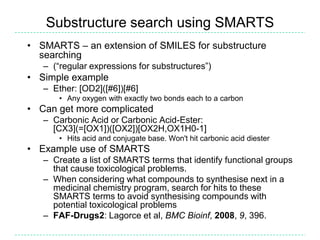 Cheminformatics II | PPTX | Chemistry | Science