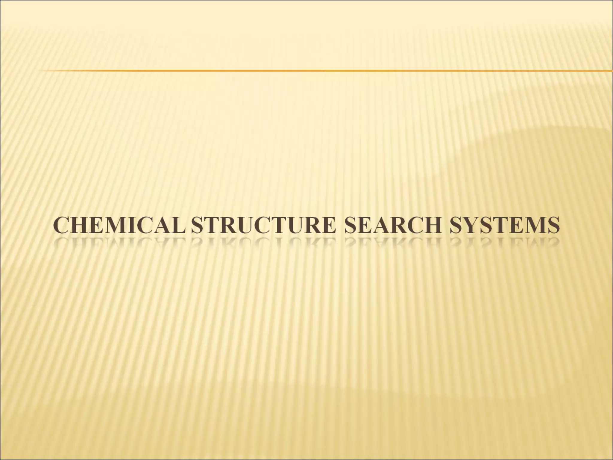 Cheminformatics: An overview | PPT