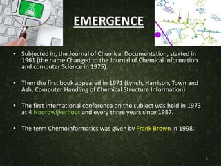 Cheminformatics by kk sahu | PPT