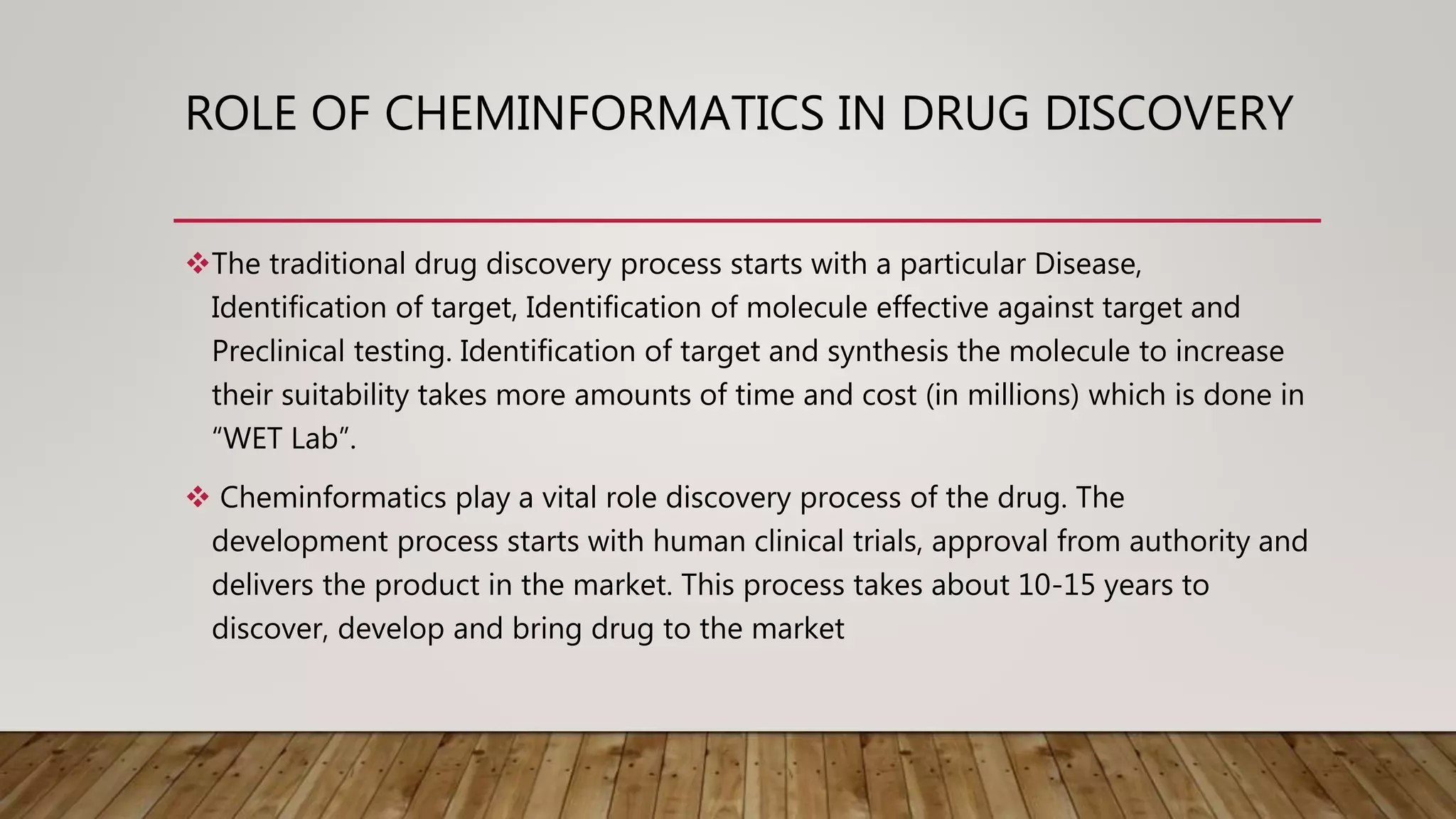 Cheminformatics | PPTX