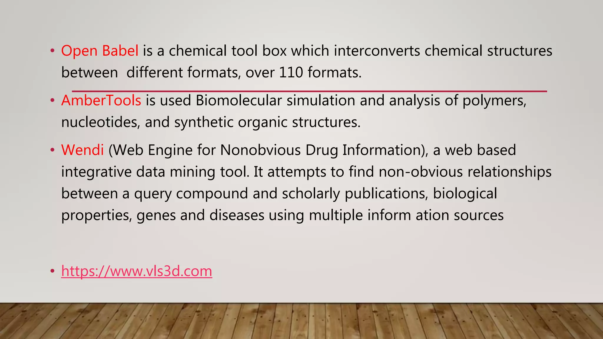 Cheminformatics | PPTX