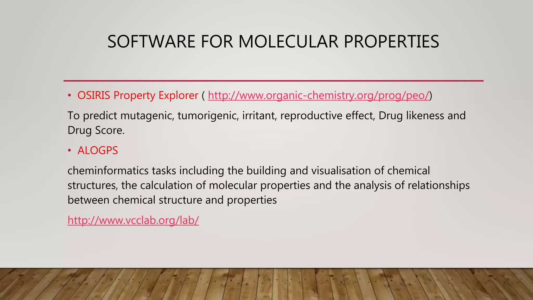 Cheminformatics | PPTX