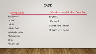 Cheminformatics | PPTX