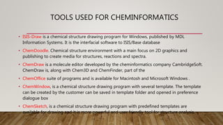 Cheminformatics | PPTX