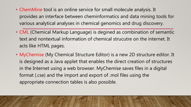 Cheminformatics | PPTX