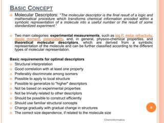 Cheminformatics, concept by kk sahu sir | PPTX