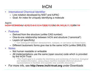 Overview of cheminformatics | PPT