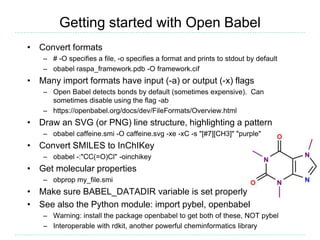 Overview of cheminformatics | PPT