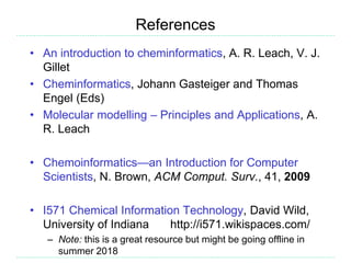 Overview of cheminformatics | PPT
