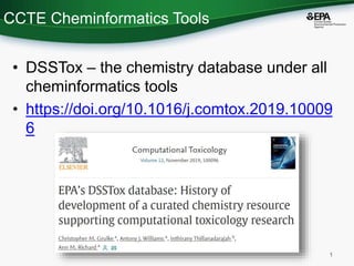 Cheminformatics Tools to Access Data for PFAS and Constituents of Fluorine-Free Foams | PPT