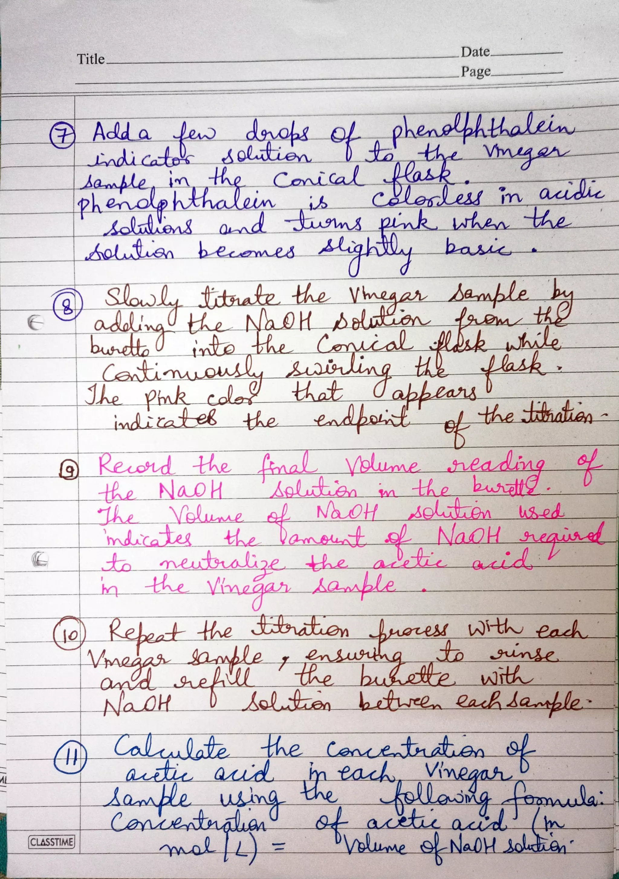 Chemistry Investigatory Project Class 11 | PDF