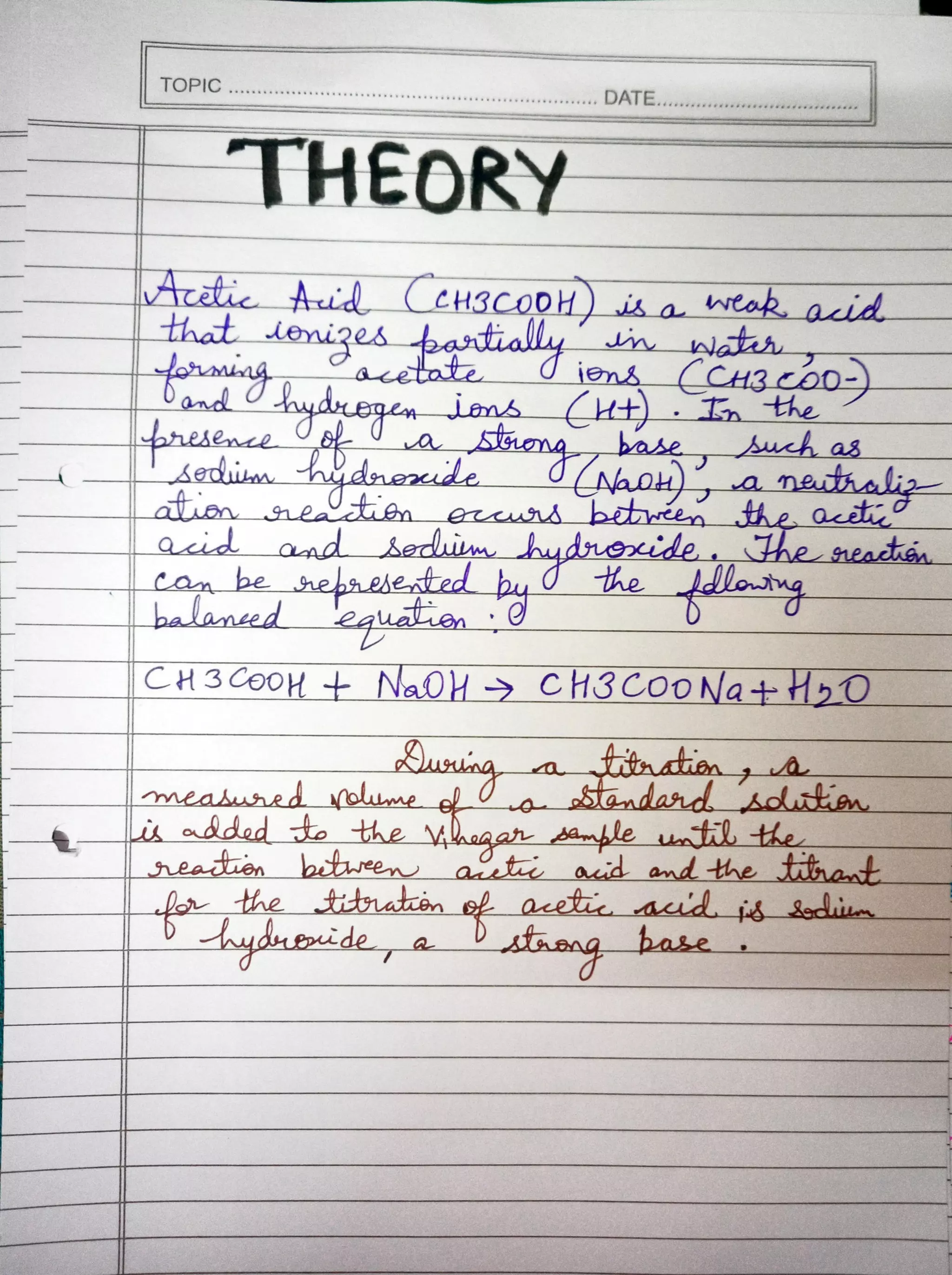 Chemistry Investigatory Project Class 11 | PDF