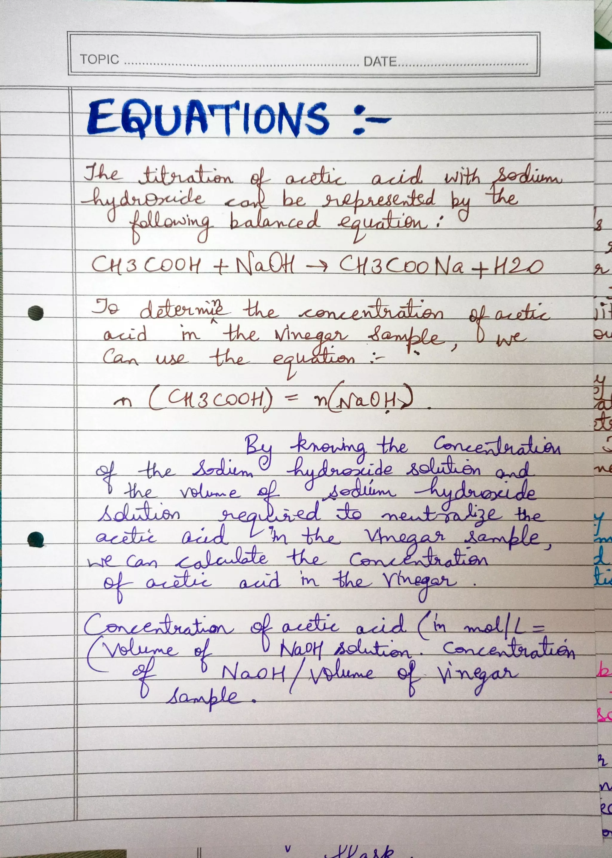 Chemistry Investigatory Project Class 11 | PDF