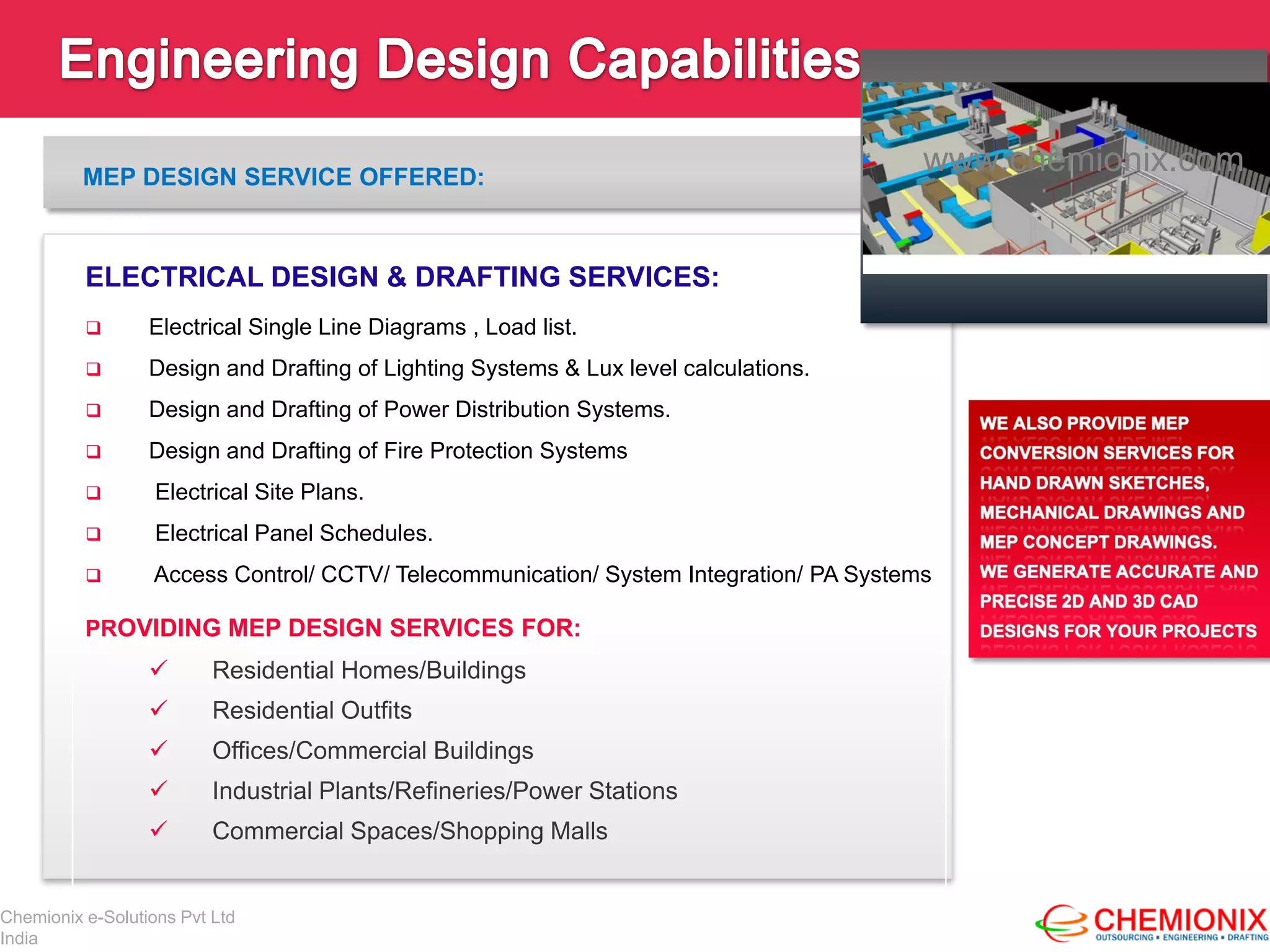Chemionix: Engineering Design & CAD Drafting Outsourcing Company | PPT