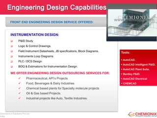 Chemionix: Engineering Design & CAD Drafting Outsourcing Company | PPT