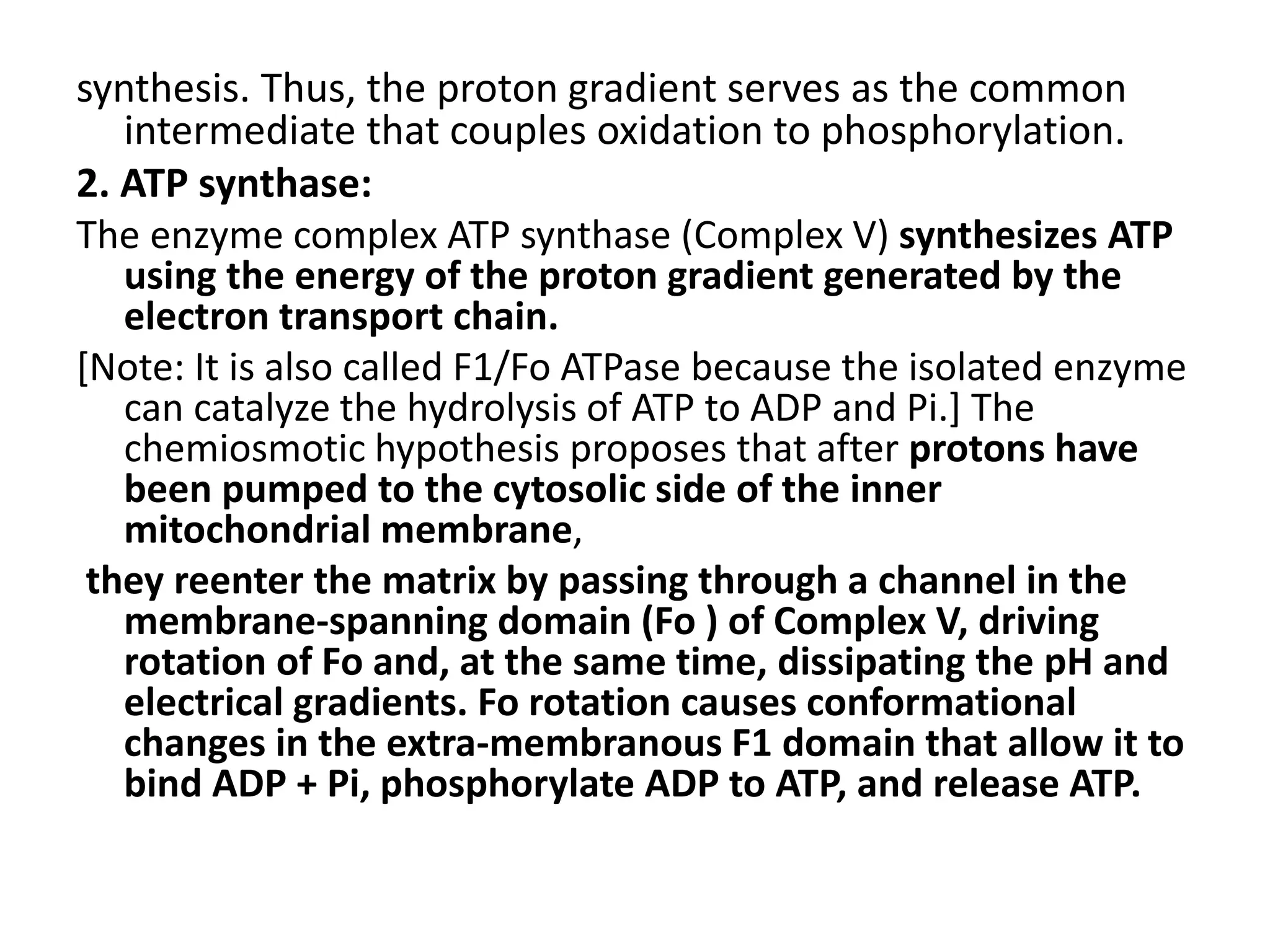 Chemiosmotic theory | PPTX