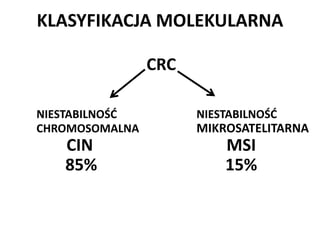 Diagnostyka molekularna raka jelita grubego | PPTX