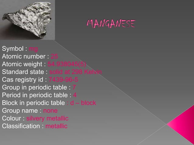 magnesium and iron | PPT
