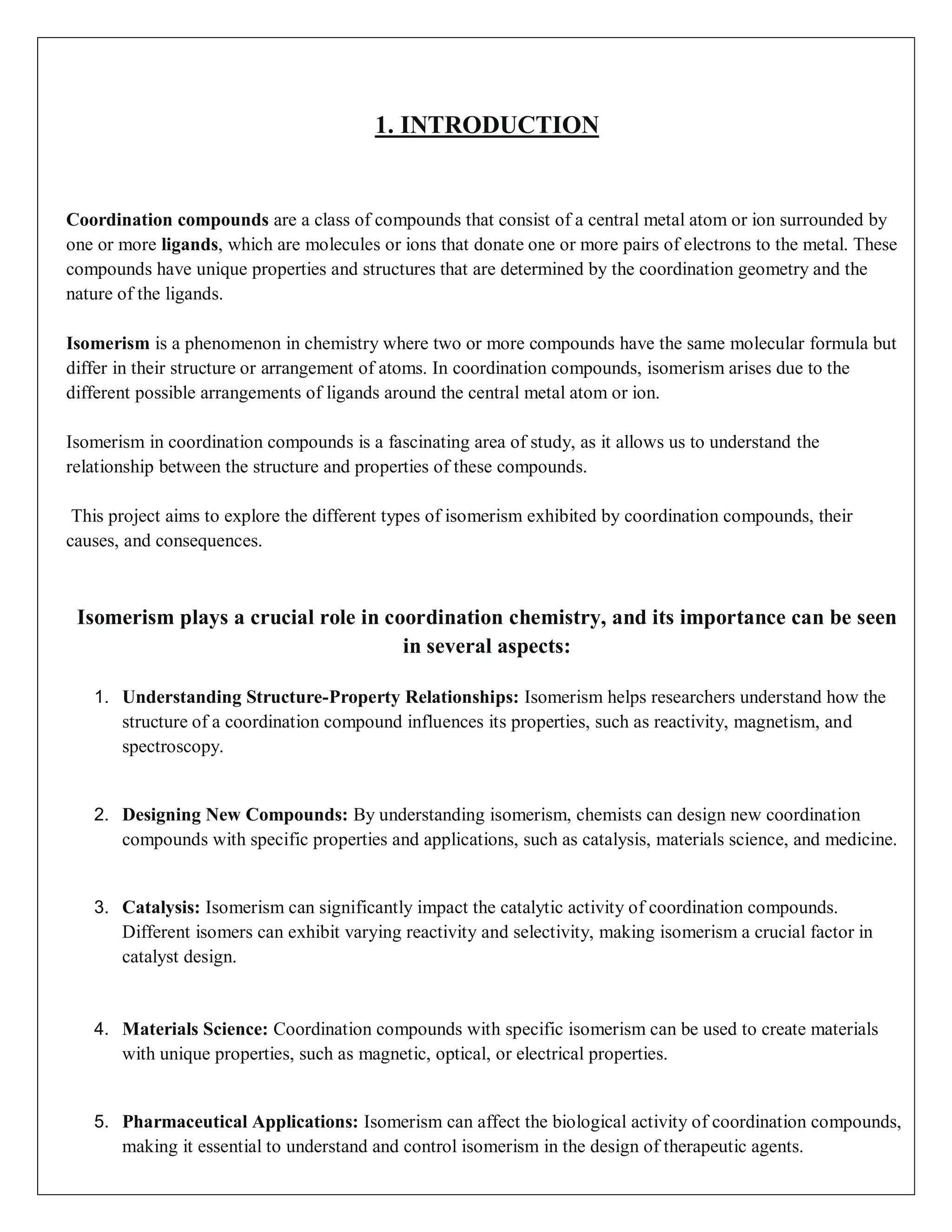 Isomerism in coordination compounds project .pdf