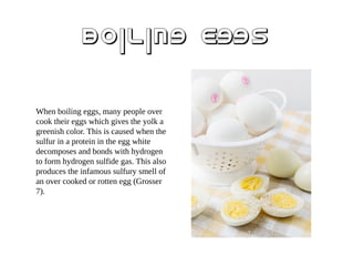 Chemisry of egg | PPT
