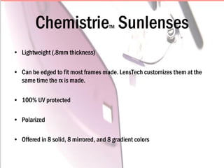 Chemistrie Power Point Final Lenstech Revised | PPT