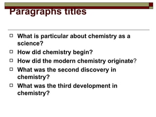 Chemistry | PPT