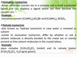coordination compounds | PPTX