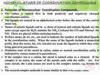 coordination compounds | PPTX