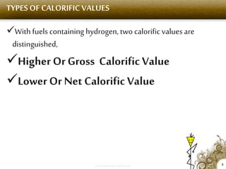 Calorific Value | PPTX