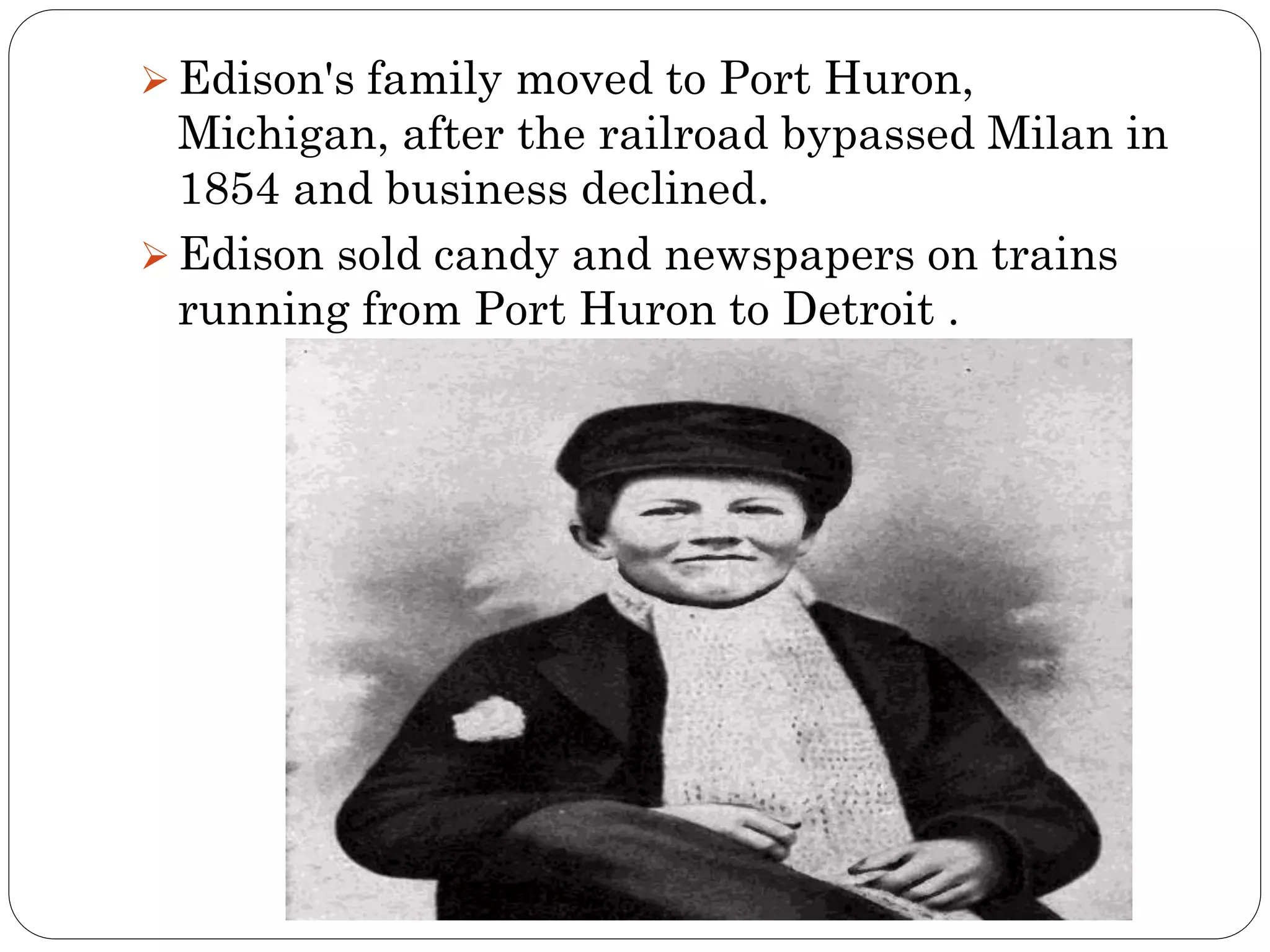 The History Of Thomas Alva Edison | PPTX