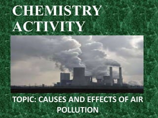 causes and effects of air pollution | PPT