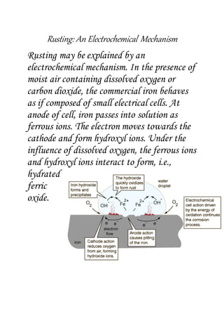 STUDY OF THE EFFECT OF METAL COUPLING ON THE RUSTING OF IRON | DOCX
