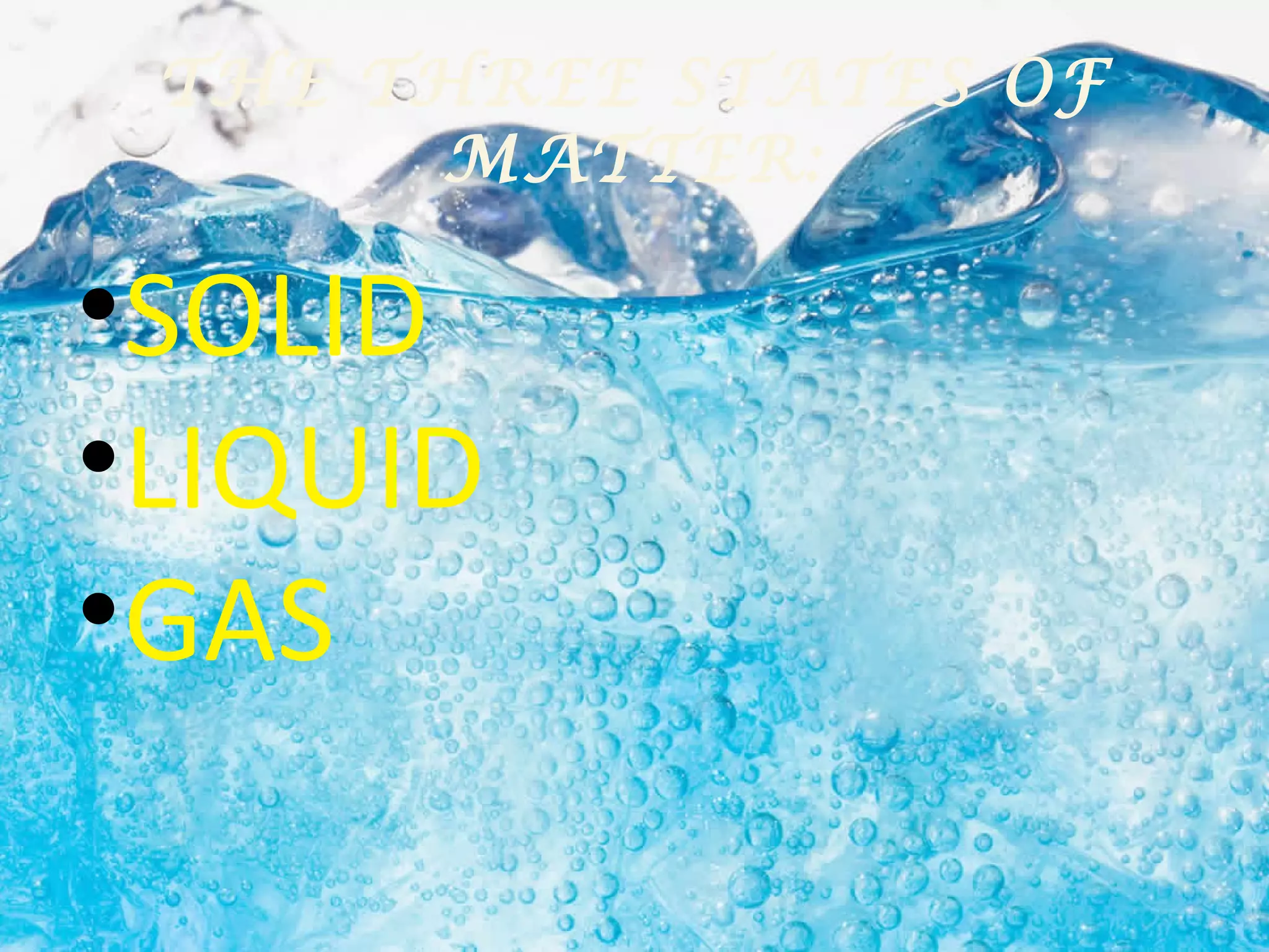 three states of matter | ODP