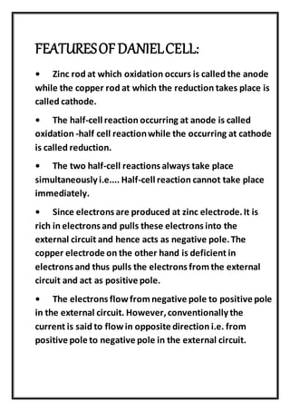 Chemistry Investigation Project (Daniel cell). | DOCX