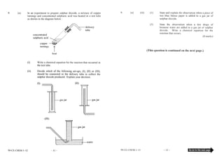 Chemistry 1999 Paper1 | PDF