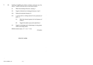 Chemistry 1999 Paper1 | PDF