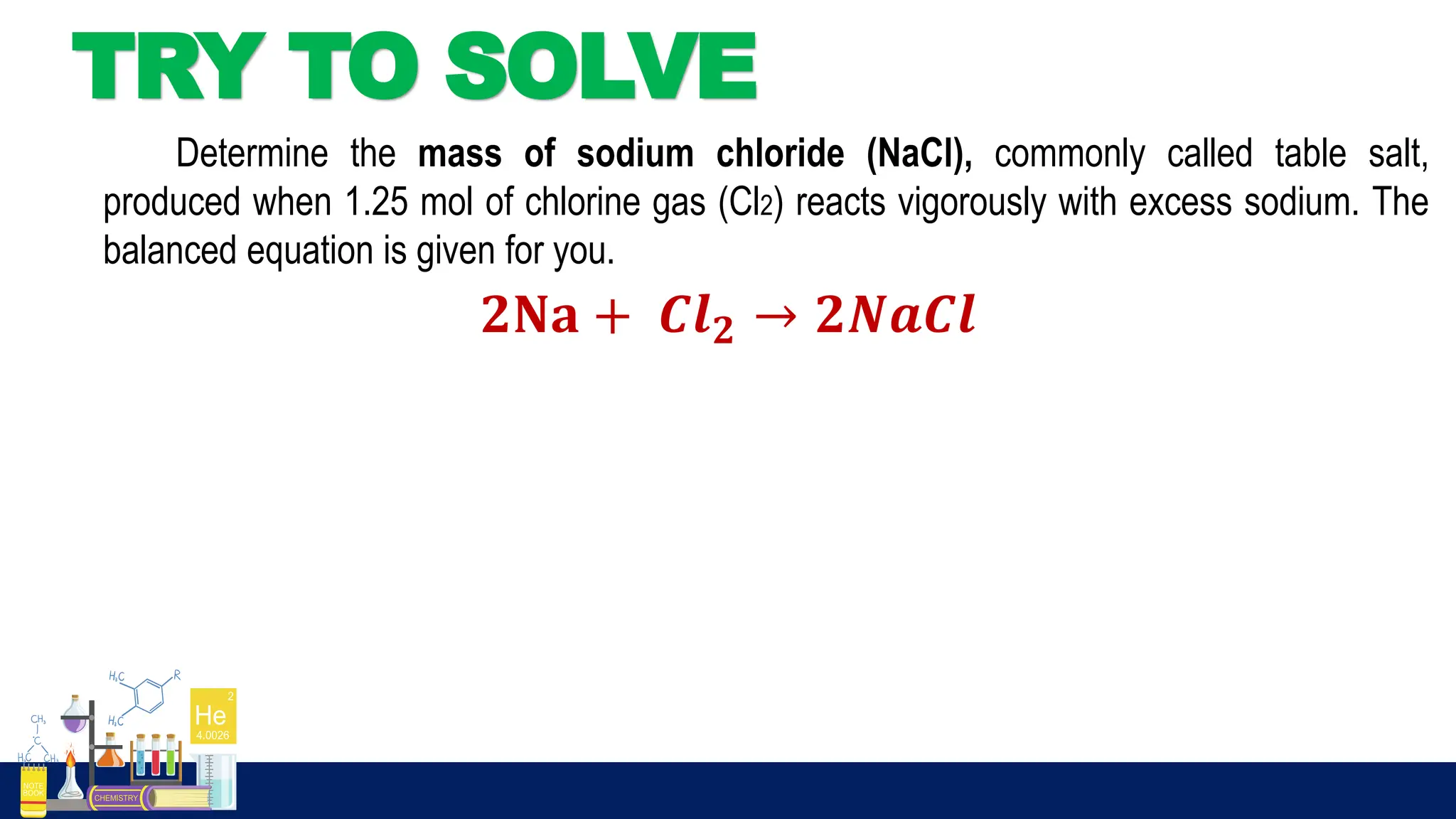 Chemistry Mole Ratio Science subject for shs | PDF
