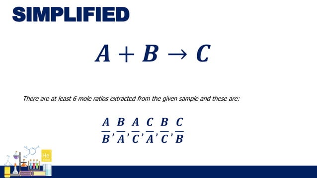 Chemistry Mole Ratio Science subject for shs | PPT