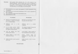 Chemistry 2004 Paper 2 | PDF