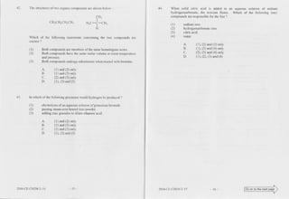 Chemistry 2004 Paper 2 | PDF