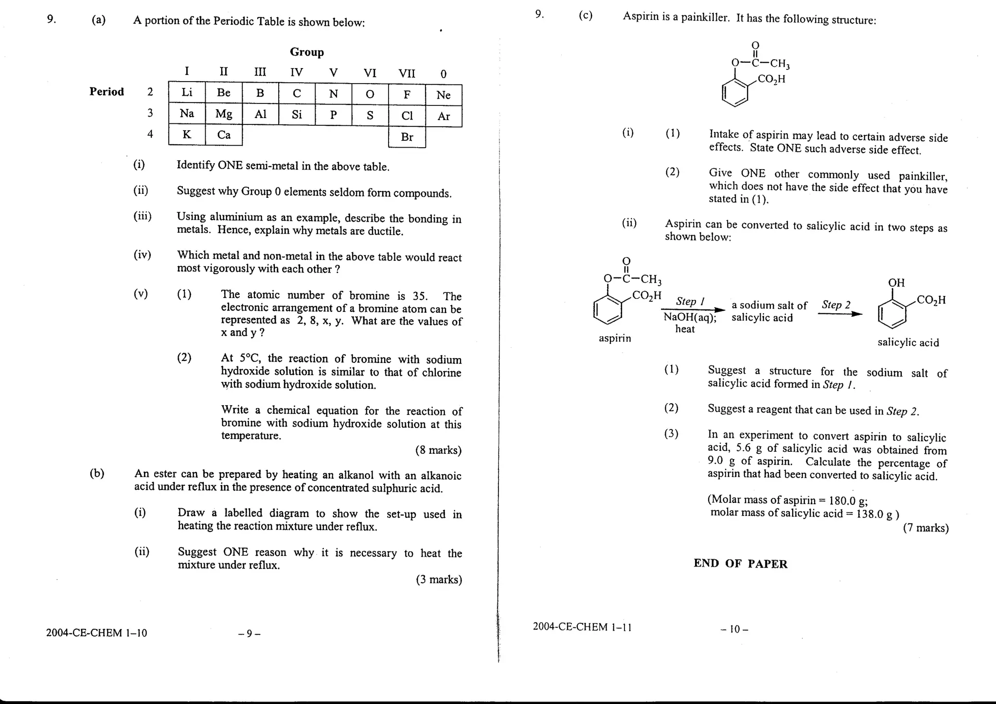 Chemistry 2004 Paper1 | PPT